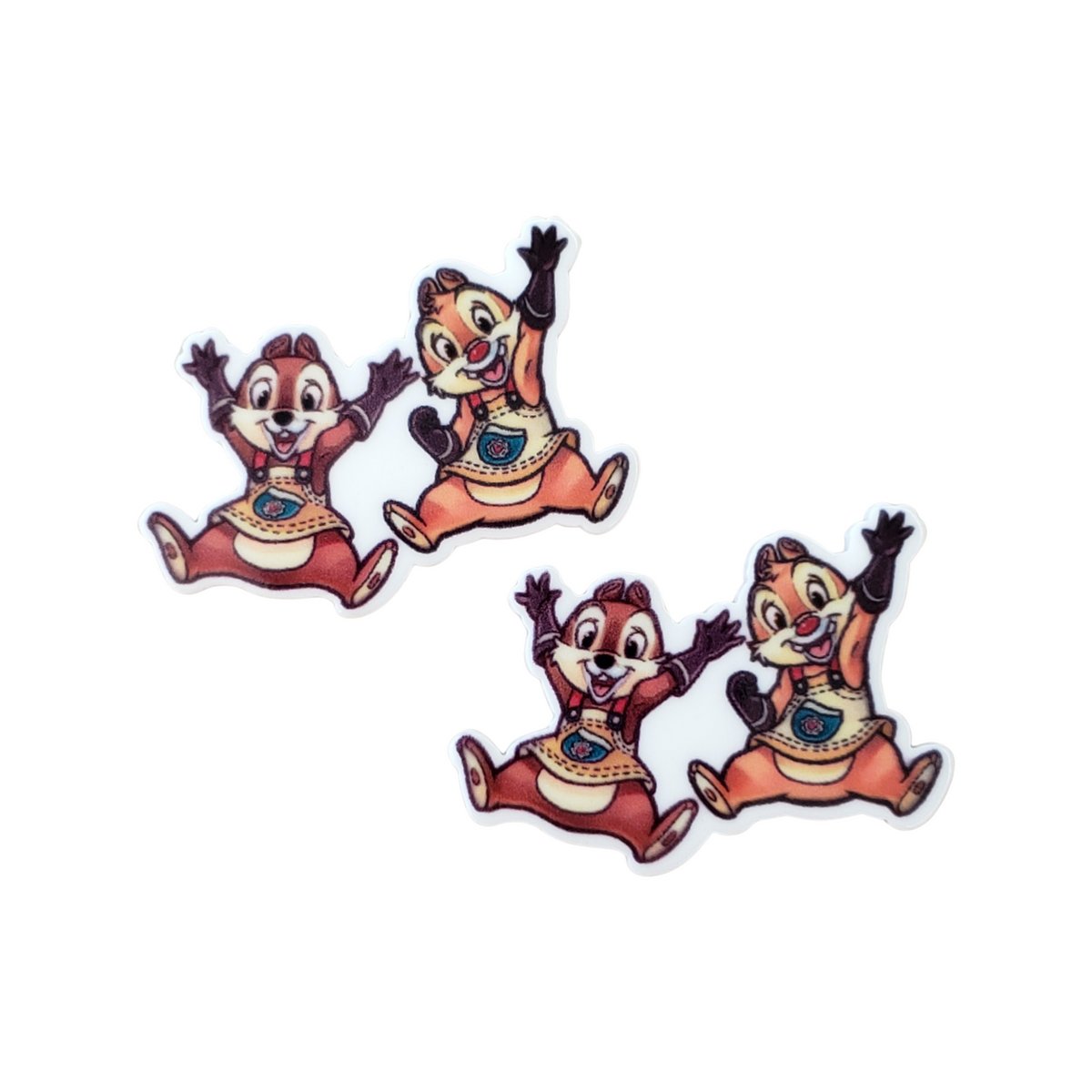 2pc Chipmunk Friends Planar Resin – kolorwondercrafts