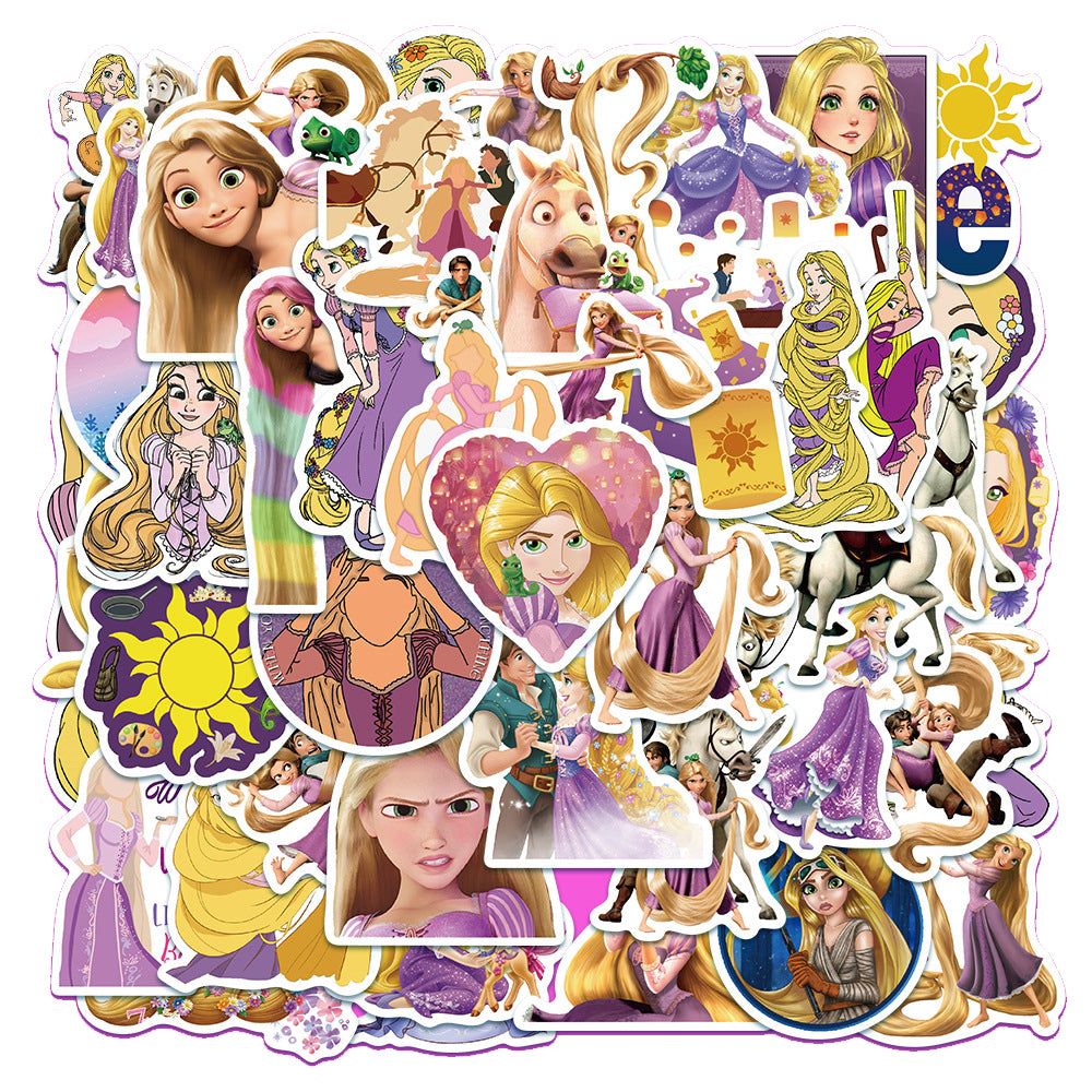 50pc Rapunzel Sticker Pack – kolorwondercrafts