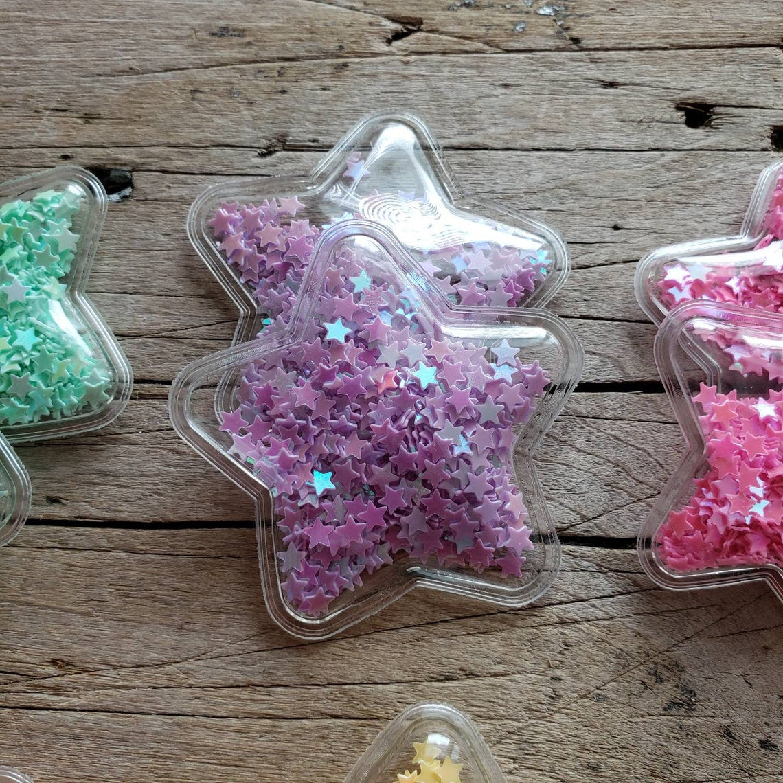 2pc Transparent Star Sequins Shaker – kolorwondercrafts